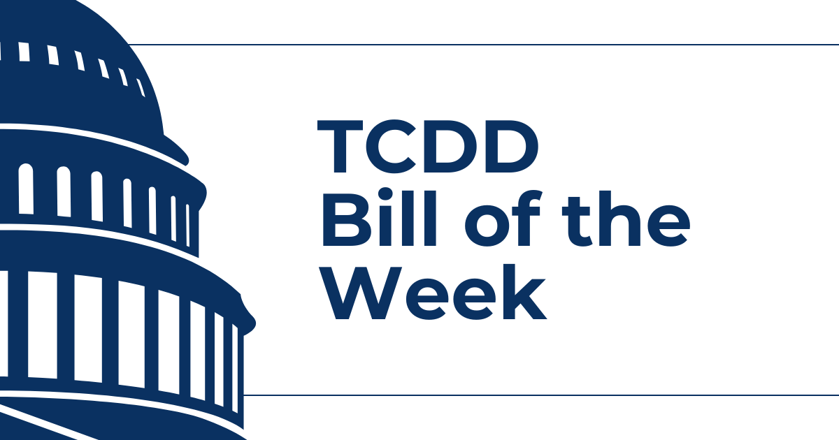 Bill of the Week: SB 57 - TCDD
